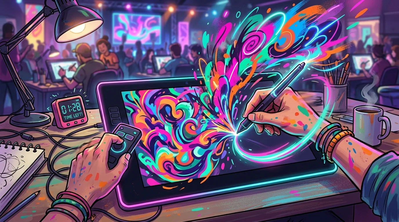 Overcome Artist's Block With Timed Drawing Games (Science-Backed Method)